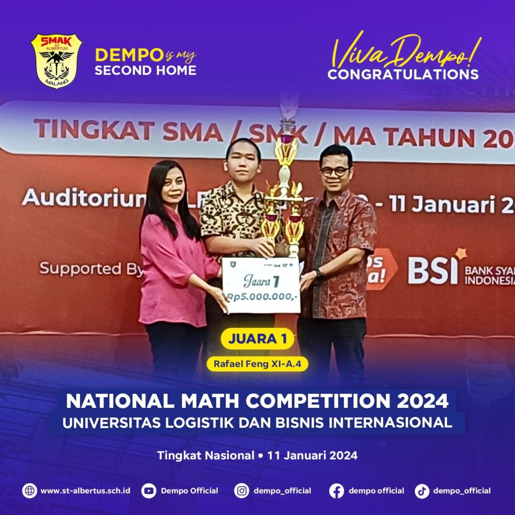 National Math Competition 2024 – SMA Dempo Malang – East Java, Indonesia